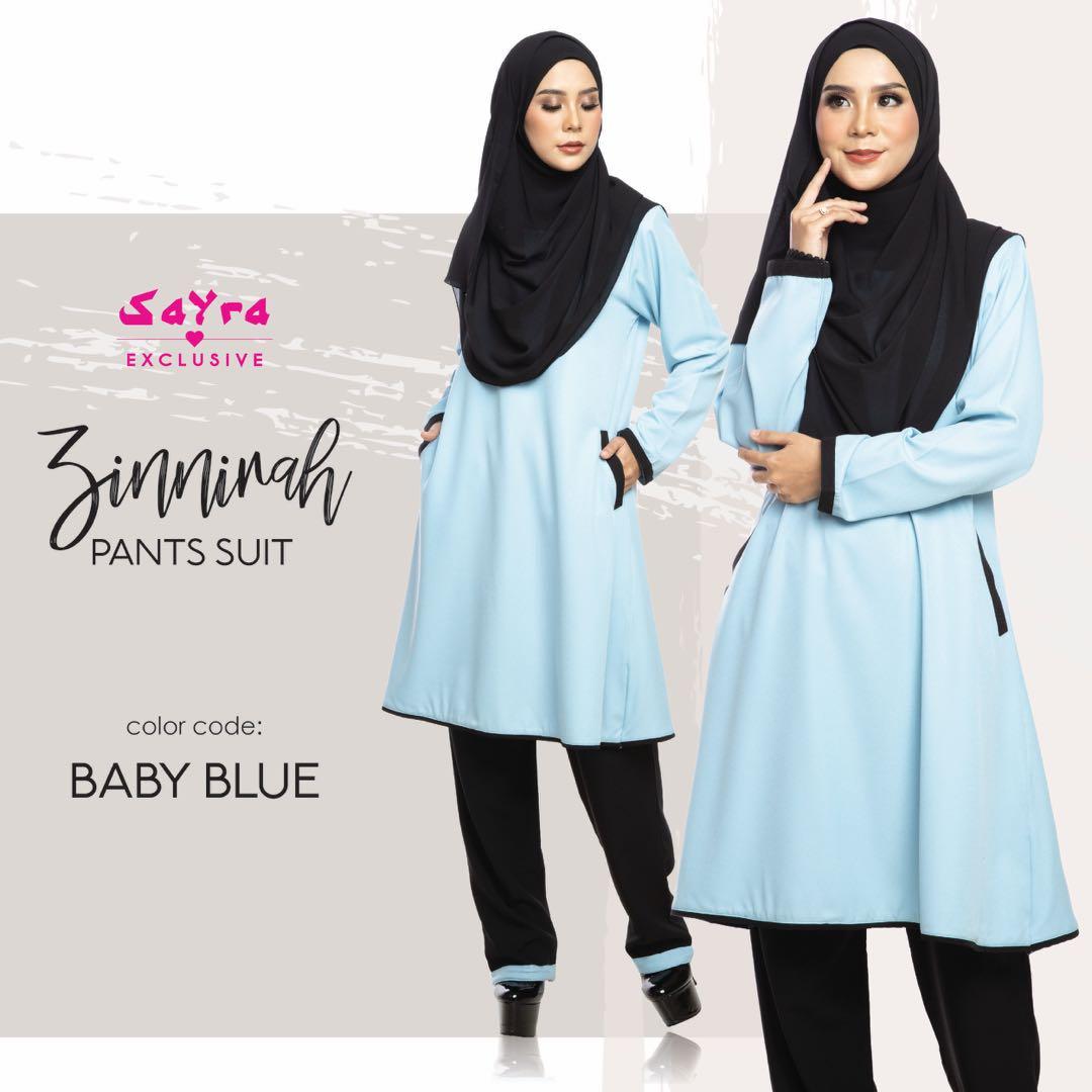 Zinnirah Pantsuit, Women's Fashion, Dresses & Sets, Traditional ...