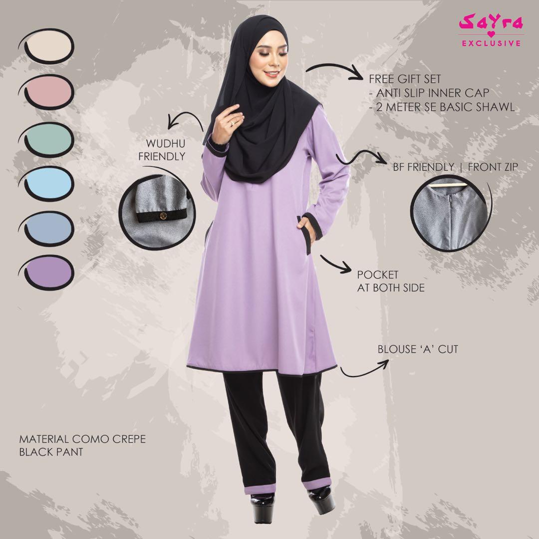 Zinnirah Pantsuit, Women's Fashion, Dresses & Sets, Traditional ...