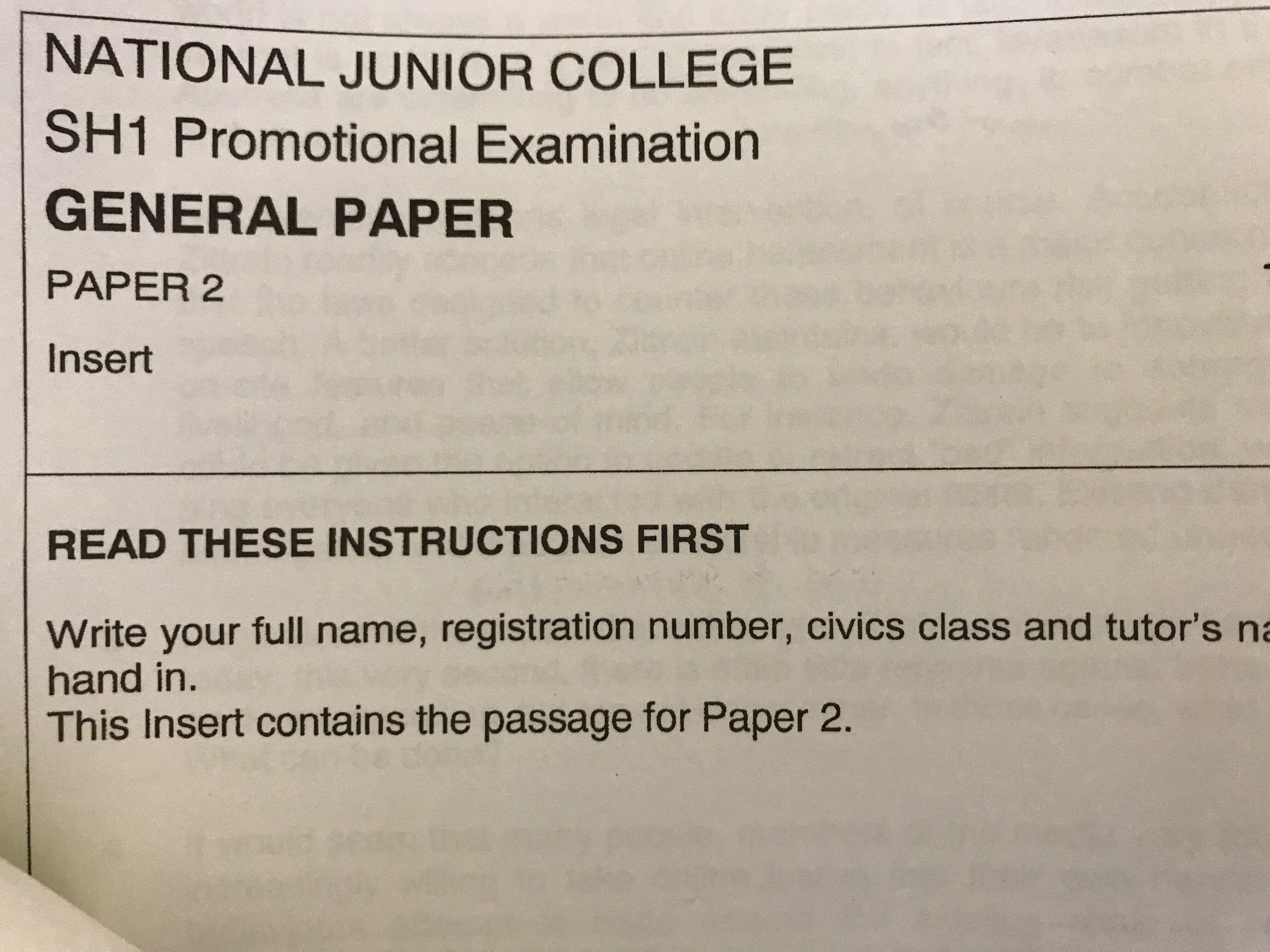 (NJC) A LEVEL GP NOTES/PAPERS, Hobbies & Toys, Books & Magazines ...