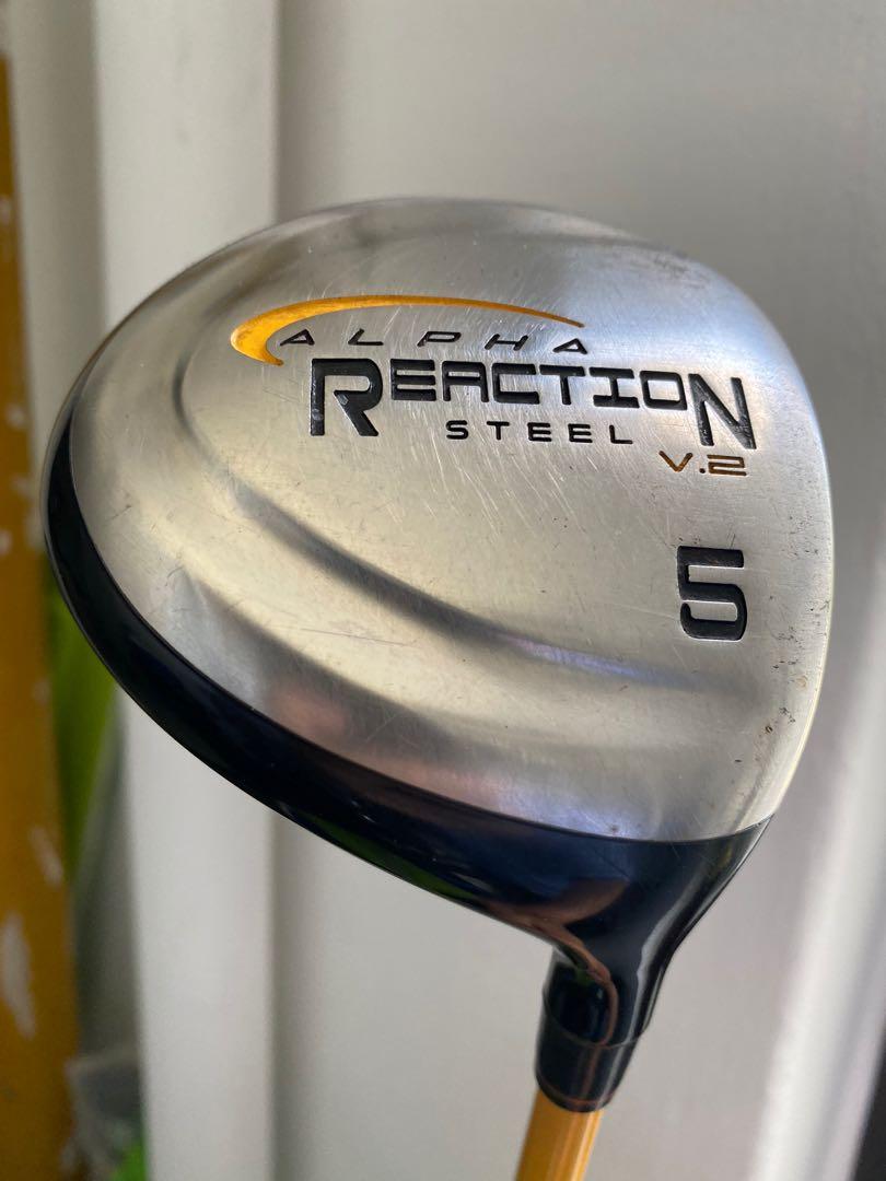 Alpha Reaction 5 wood with Proforce Gold 65 shaft, Sports Equipment ...