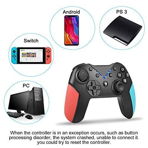 ASTARRY Wireless Pro Controller, Wireless Gamepad with Gyro Axis (Turbo Buttons) Compatible with ...