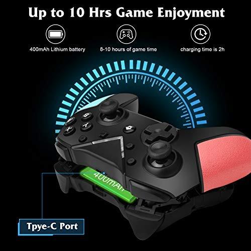 ASTARRY Wireless Pro Controller, Wireless Gamepad with Gyro Axis (Turbo Buttons) Compatible with ...