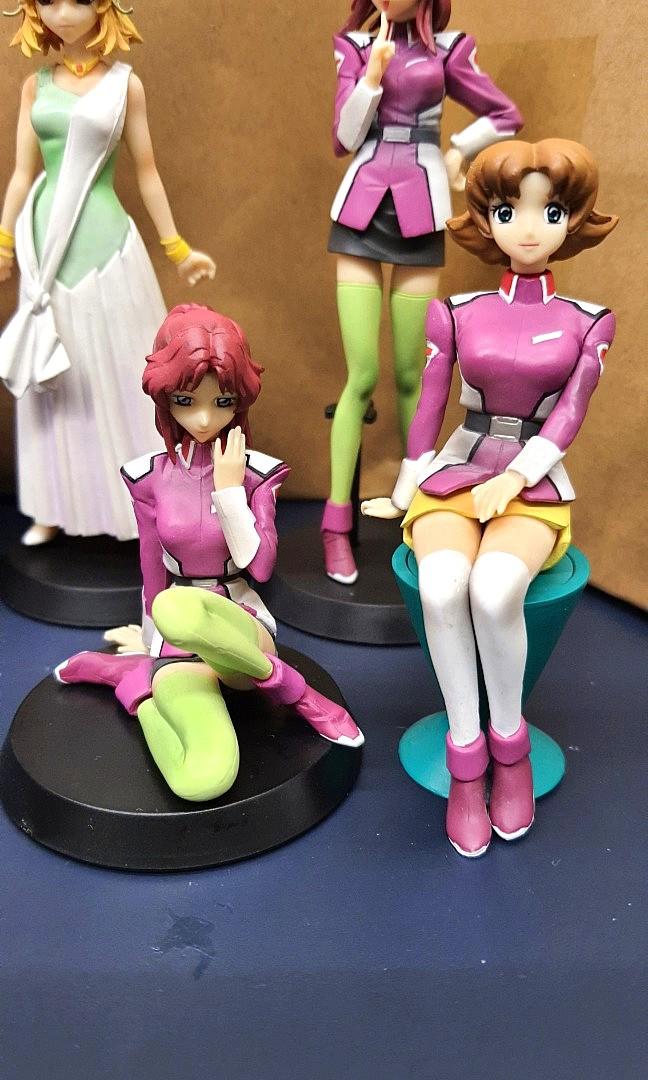 BANDAI盒玩 SEED Destiny Heroines 1&2 鋼彈 gundam 女英雄集 拉克絲 lacus figure, 興趣及遊戲, 玩具 & 遊戲類 - Carousell
