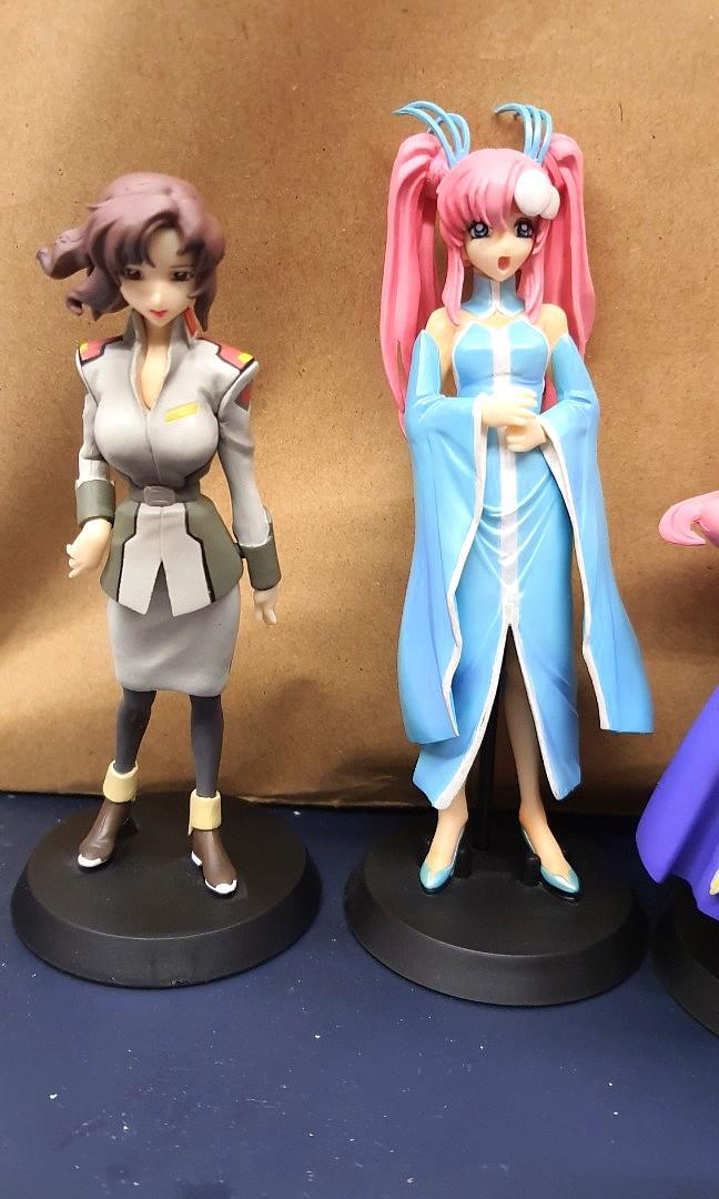 BANDAI盒玩 SEED Destiny Heroines 1&2 鋼彈 gundam 女英雄集 拉克絲 lacus figure, 興趣及遊戲, 玩具 & 遊戲類 - Carousell