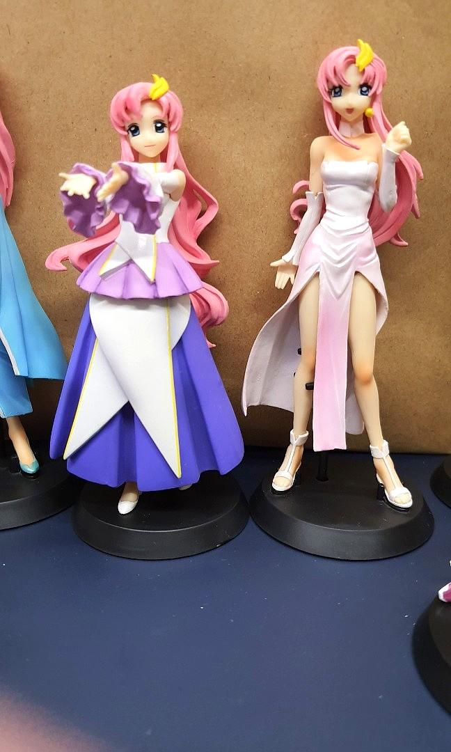 BANDAI盒玩 SEED Destiny Heroines 1&2 鋼彈 gundam 女英雄集 拉克絲 lacus figure, 興趣及遊戲, 玩具 & 遊戲類 - Carousell