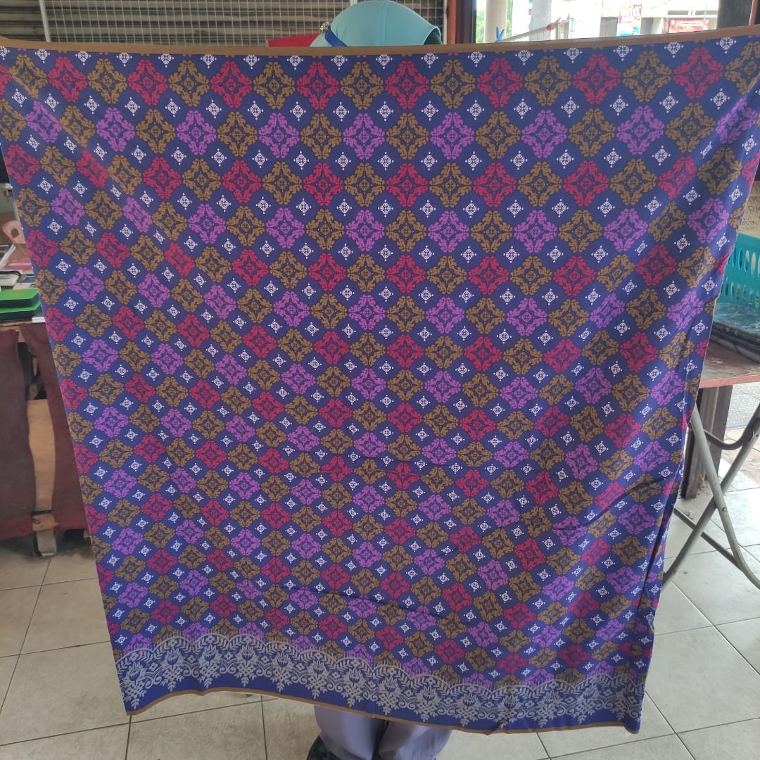 Kain Batik Corak Unik Islamik Simetri Symmetry Ungu Purple [13/09/2021 ...