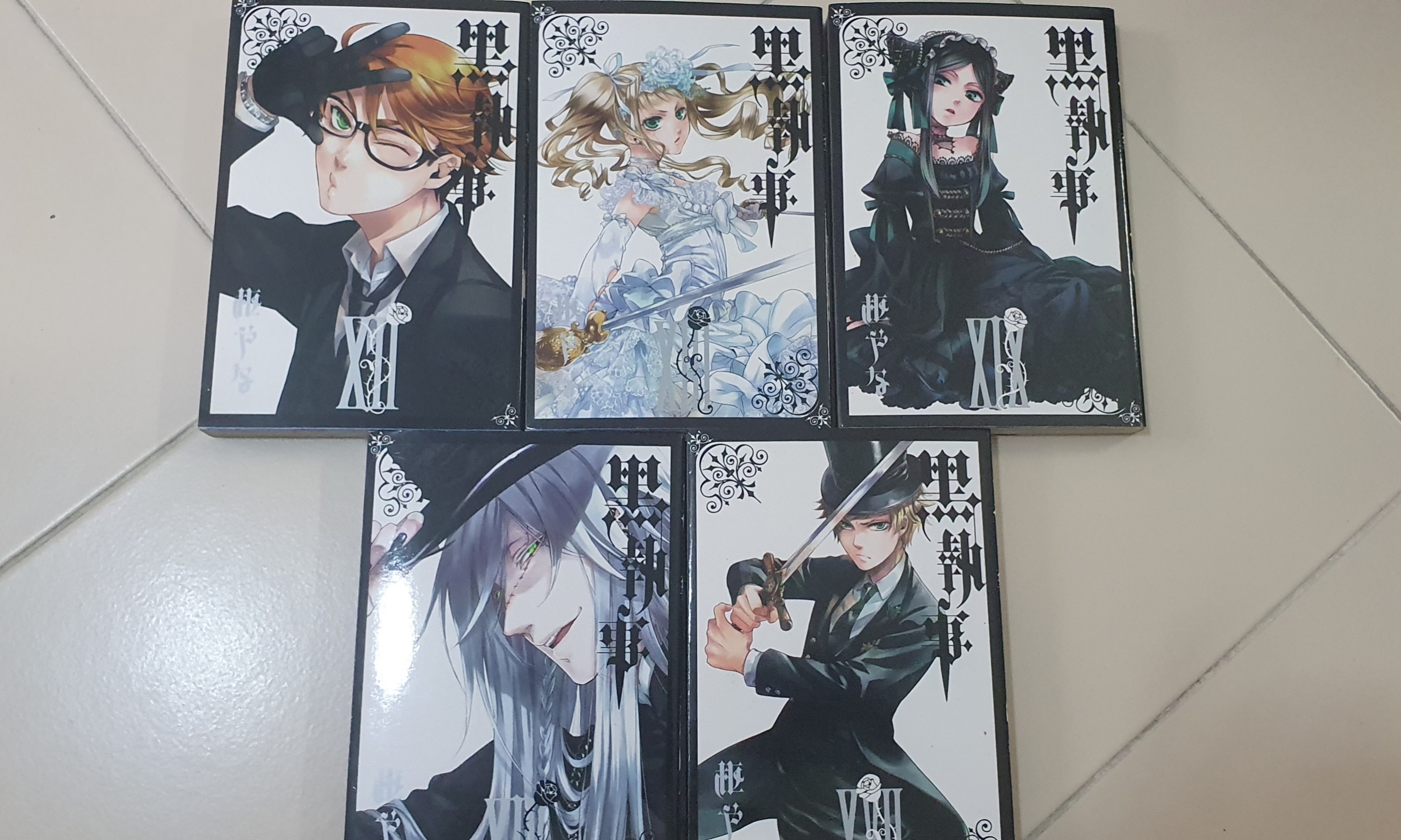 Black Butler Kuroshitsuji 黑執事 anime manga collection Chinese, Hobbies ...
