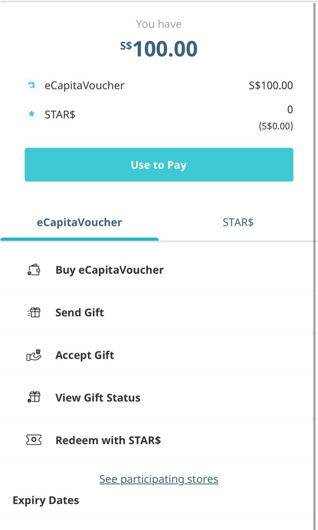 Capitaland E voucher (30 x $100), Tickets & Vouchers, Vouchers on Carousell