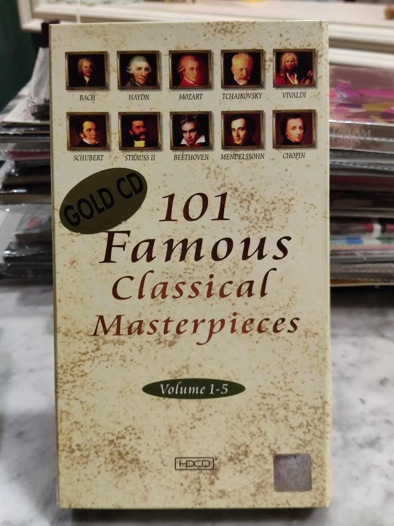 (CD) 101 Famous Classical Masterpieces Volume 1-5, Hobbies & Toys ...