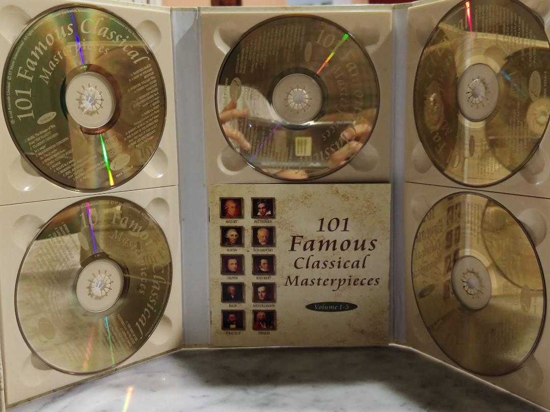 (CD) 101 Famous Classical Masterpieces Volume 1-5, Hobbies & Toys, Music & Media, CDs & DVDs on ...