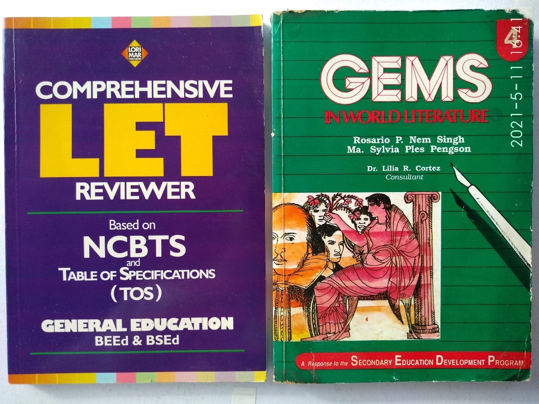 Comprehensive LET Reviewer + World Literature for only P150, Hobbies ...