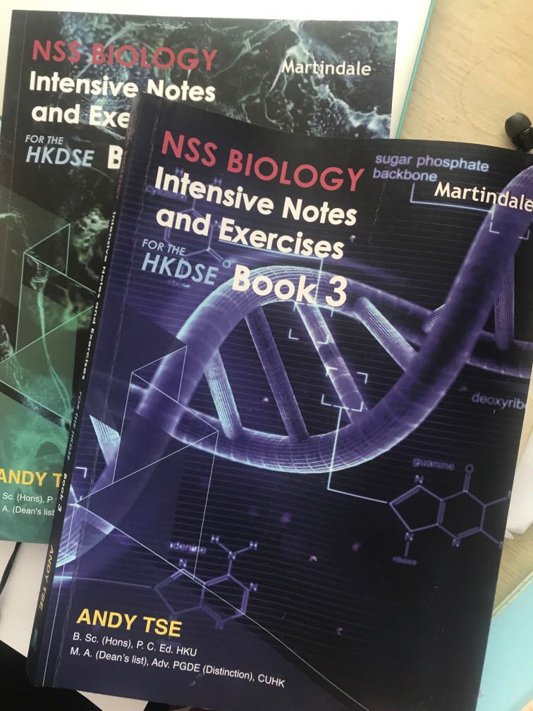Dse bio Andy Tse exercises, 興趣及遊戲, 書本 & 文具, 教科書 - Carousell