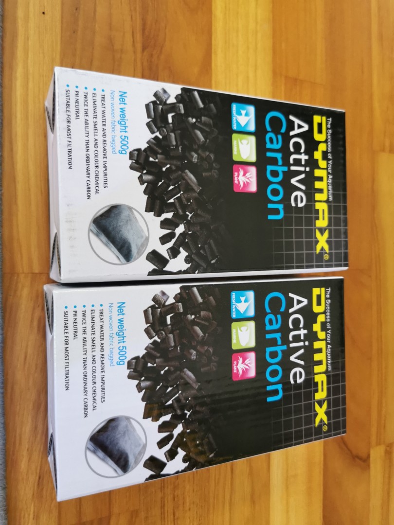 DYMAX Active carbon 500g x 2, Pet Supplies, Homes & Other Pet Accessories on Carousell
