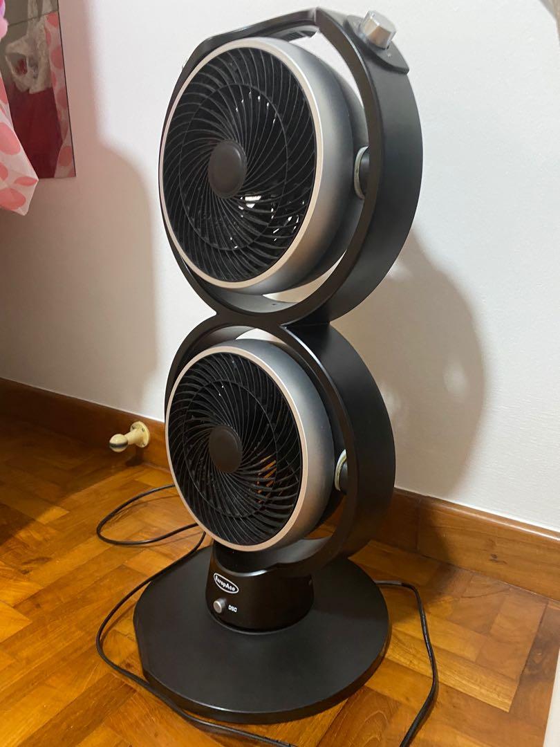 Europace Floor fan dual Turbo, Furniture & Home Living, Lighting & Fans ...