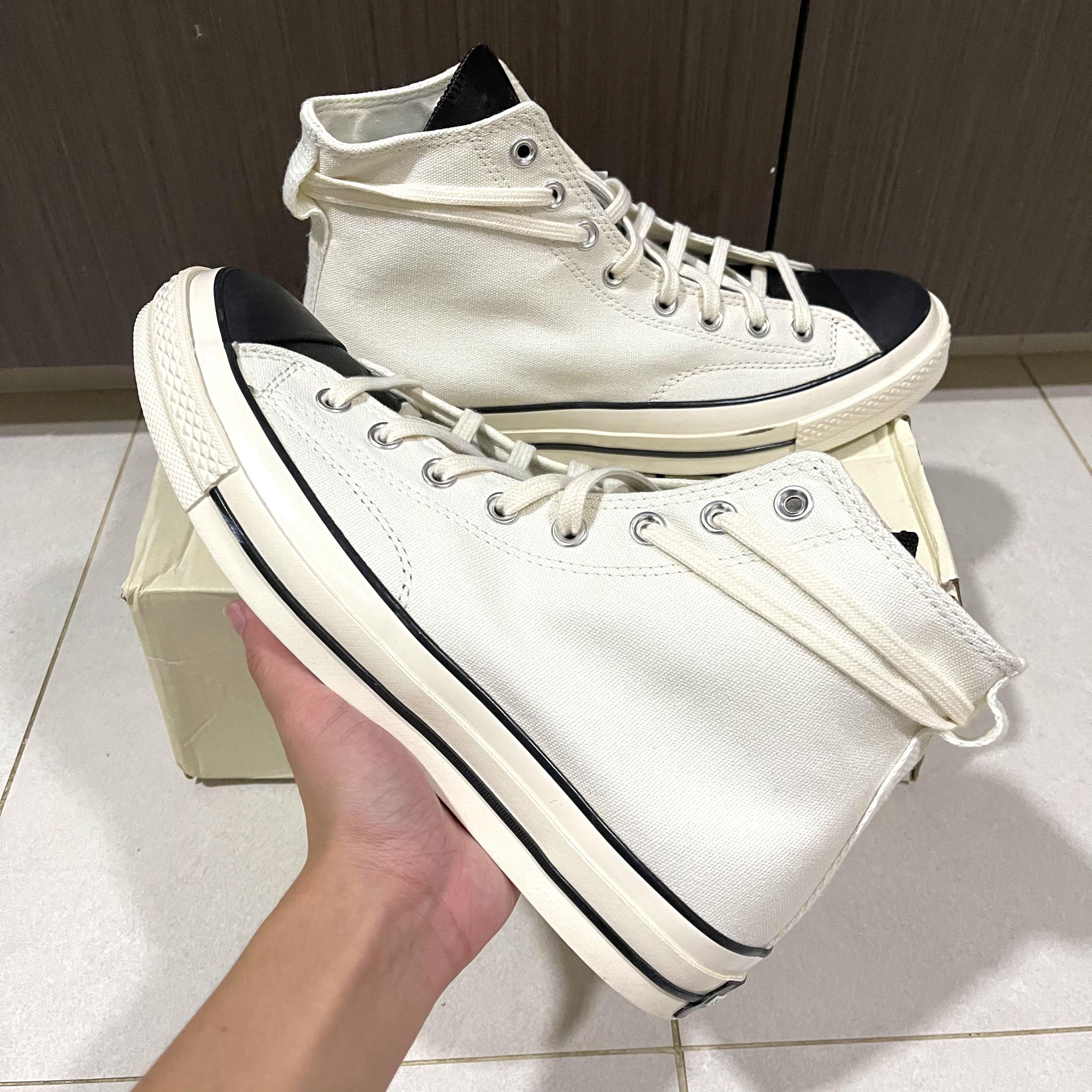 Fear Of God FOG Converse White Black Chuck High 70s sneak, Men's ...