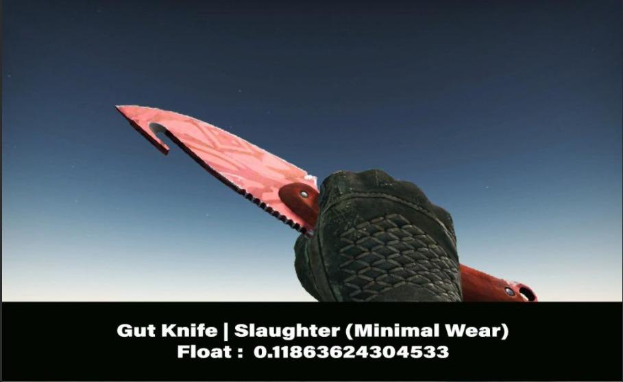Gut Knife Slaughter (Diamond pattern) (MW), Video Gaming, Video Game ...