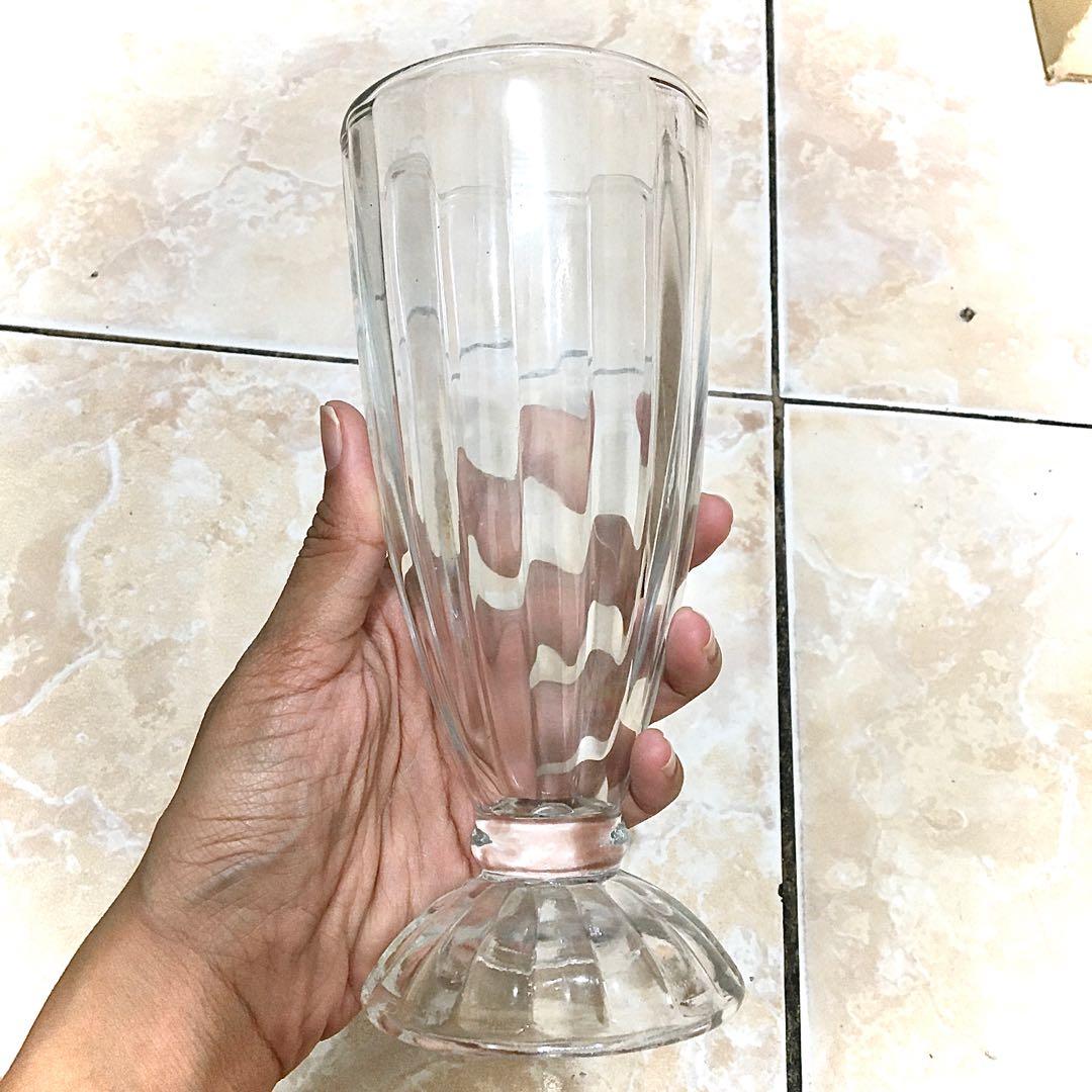 Halo Halo Cup / Ice Cream Sundae Cup Milk Tea Cup Glass Clear Baso ...