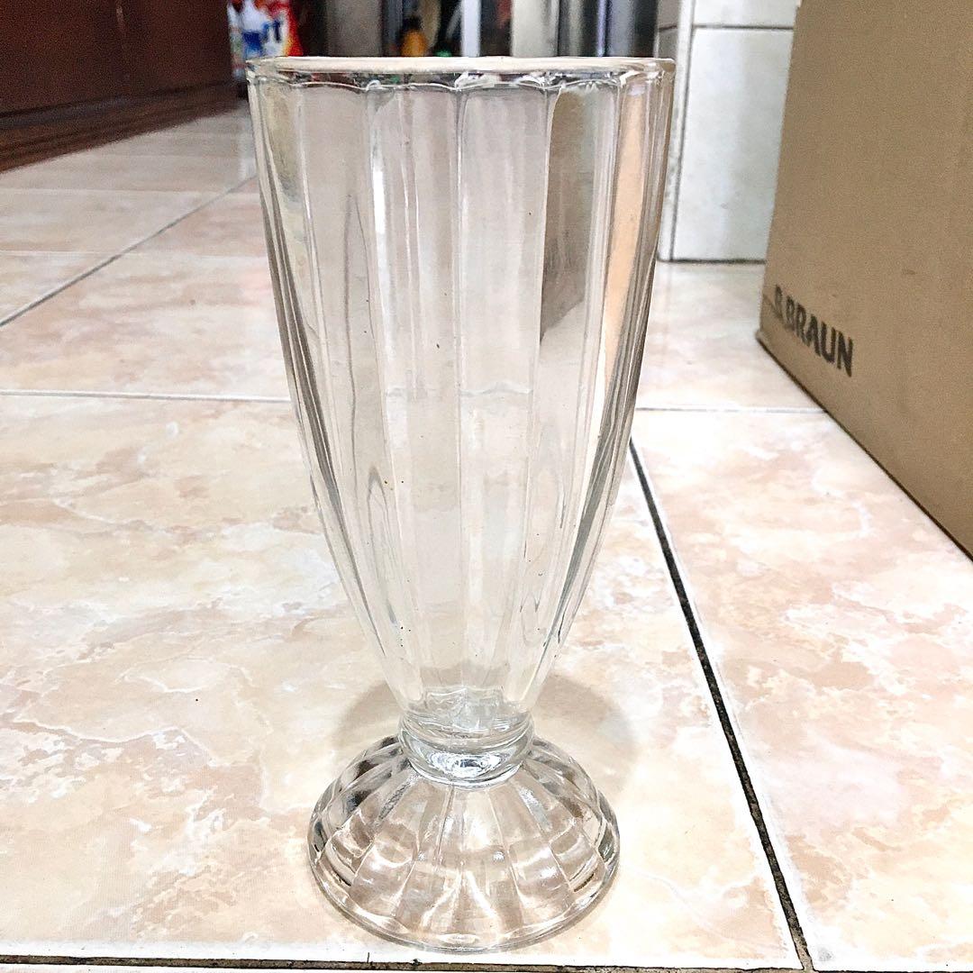 Halo Halo Cup / Ice Cream Sundae Cup Milk Tea Cup Glass Clear Baso ...