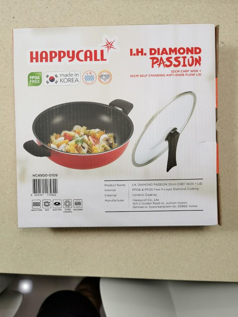 Happycall Diamond Chef Wok, TV & Home Appliances, Kitchen Appliances on ...