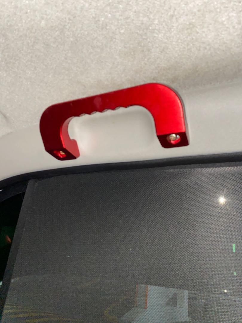 Hiace red handle grip, Car Accessories, Accessories on Carousell