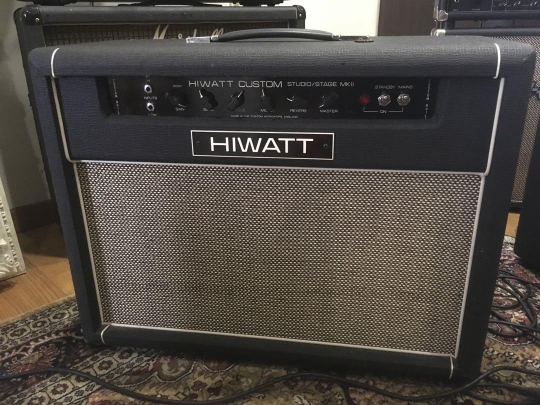 HiWatt Custom SS212, 20/40 watt Studio/Stage 2x12 combo amplifier ...