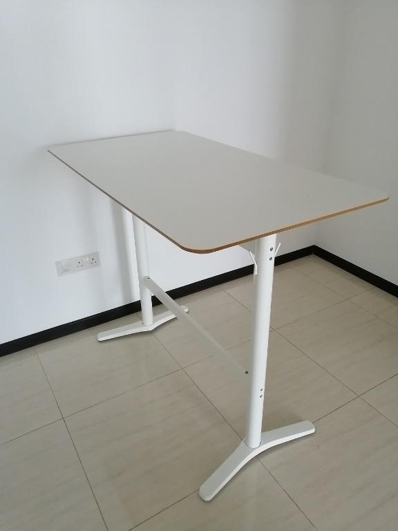 IKEA Billsta High / Bar Table (White), Furniture & Home Living ...