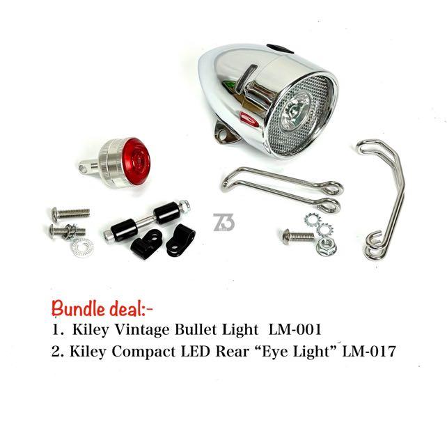 Kiley Vintage Bullet Light LM-001, Sports Equipment, Bicycles & Parts ...