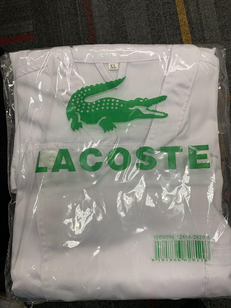 Lacoste Chef Uniform, Men's Fashion, Tops & Sets, Formal Shirts on ...