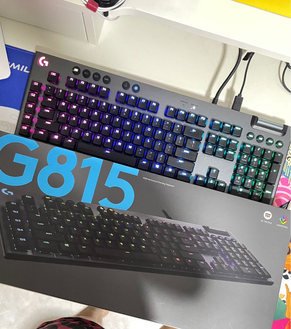 Logitech G815 Tactile keyboard, Computers & Tech, Parts & Accessories ...