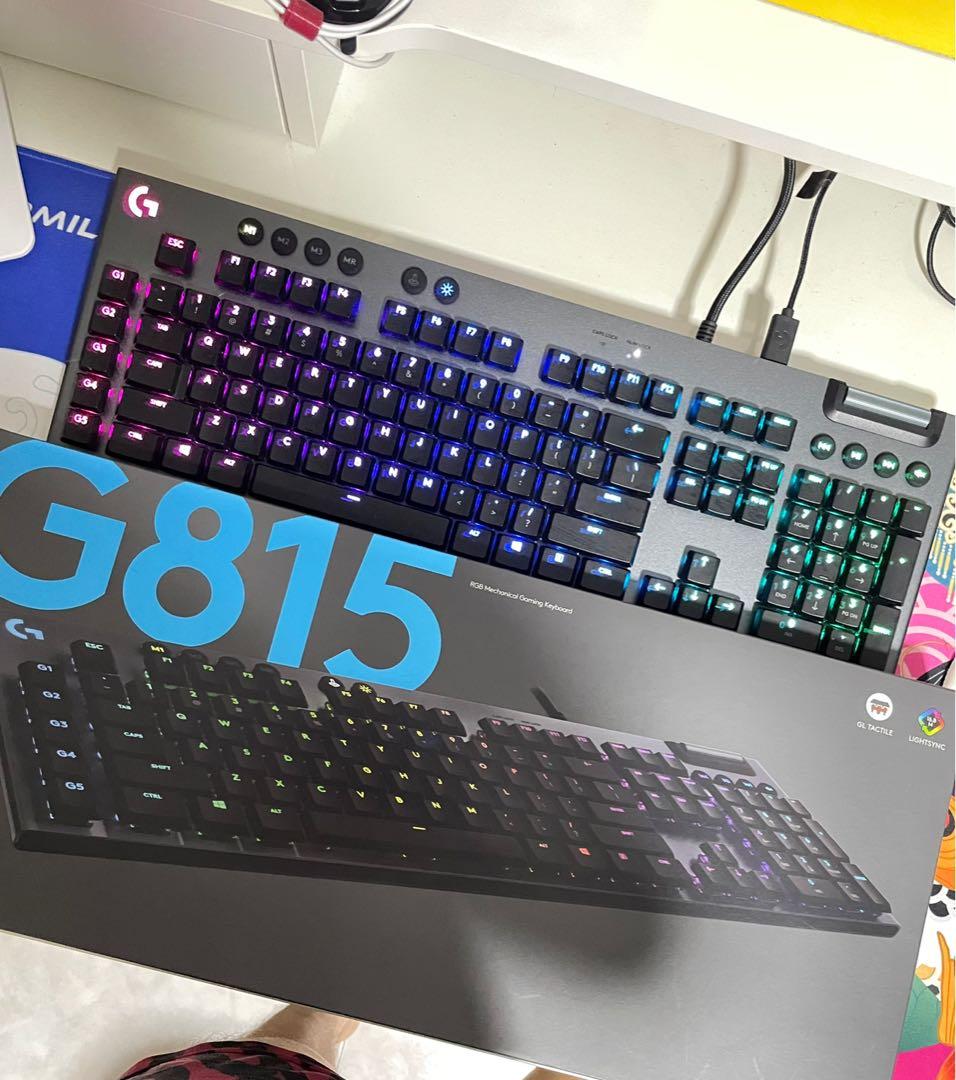 Logitech G815 Tactile keyboard, Computers & Tech, Parts & Accessories ...