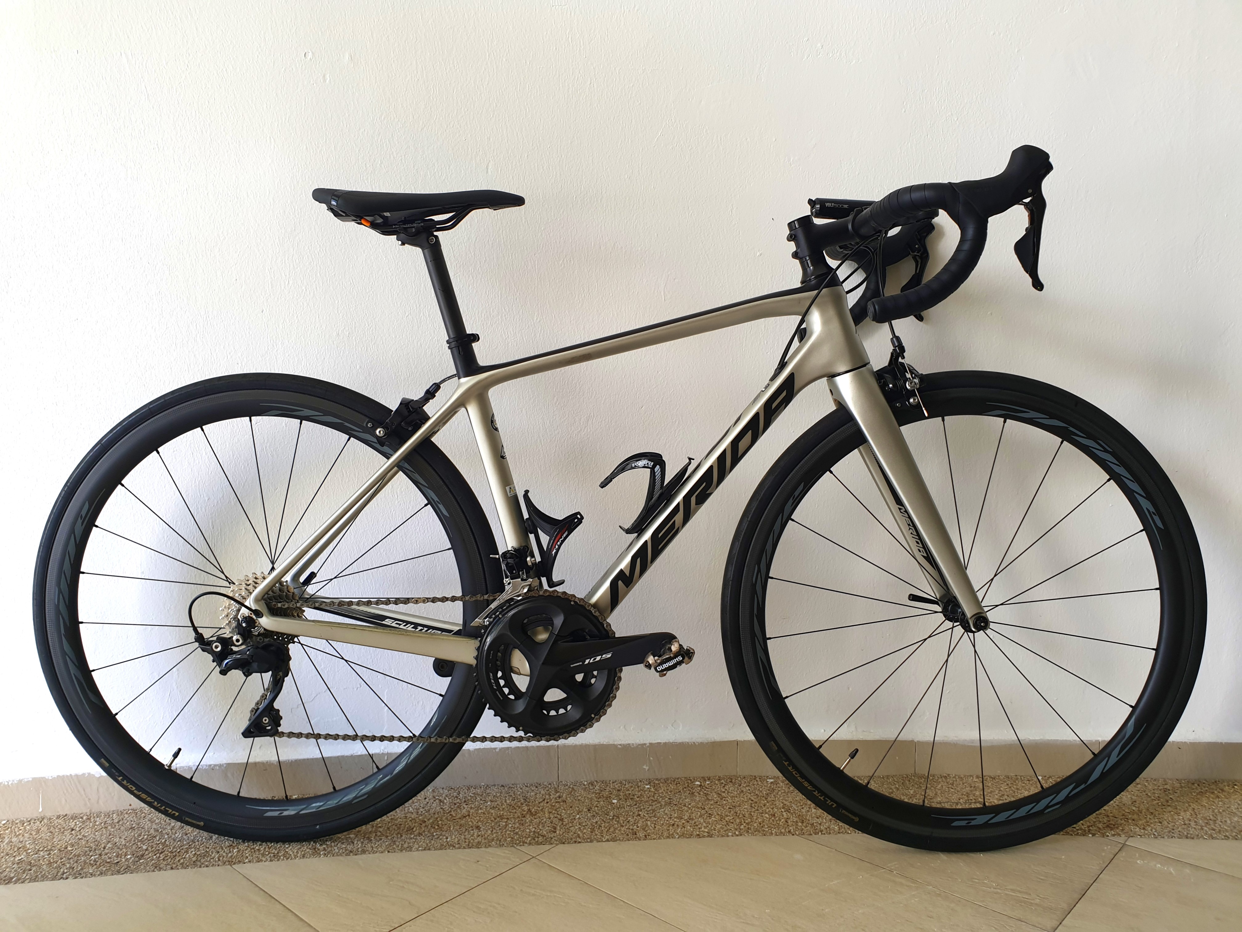 merida carbon road bike (2020) incl. carbon wheelset, Sports Equipment ...
