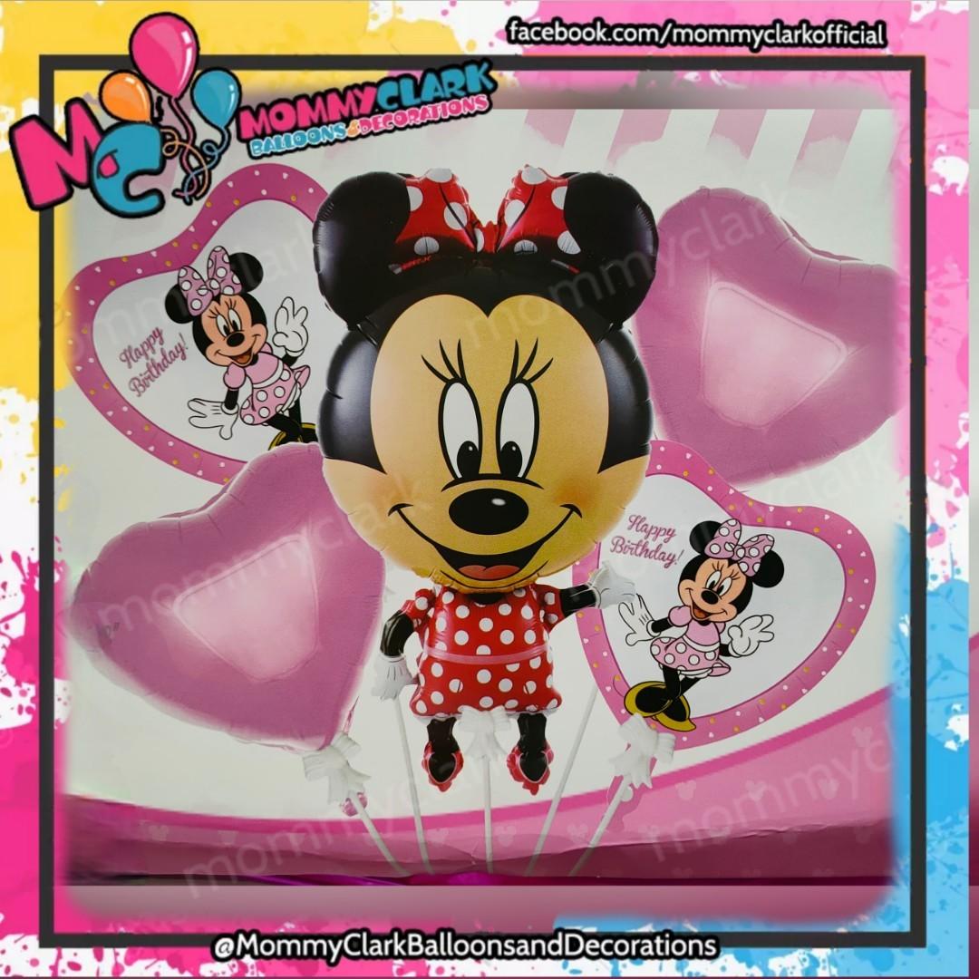Mickey Minnie Mouse Balloon Decor Set for your DIY Birthday Decor ...