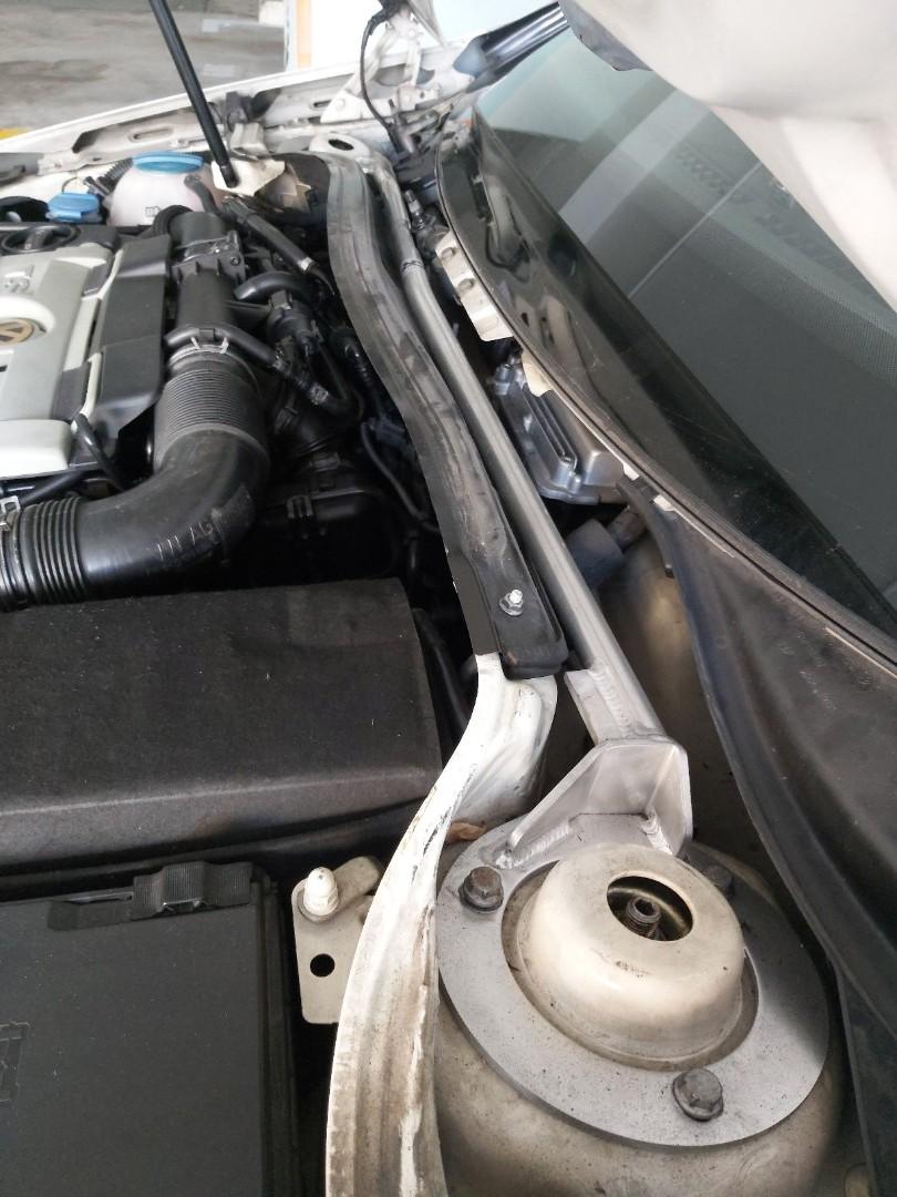 Mk5 mk6 TCR Front strut bar, Car Accessories, Accessories on Carousell