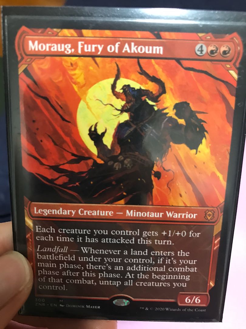 MTG Moraug, Fury of Akoum (Showcase), Hobbies & Toys, Toys & Games on ...