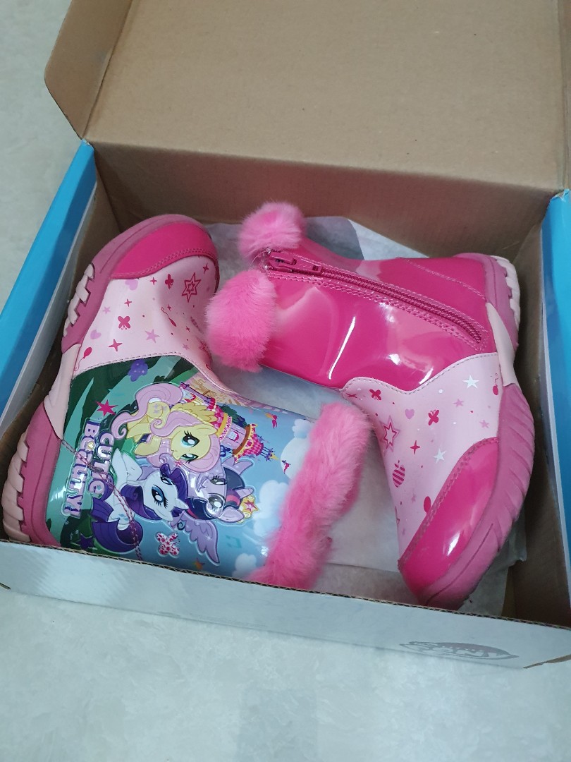 My little pony boots, Babies & Kids, Babies & Kids Fashion on Carousell