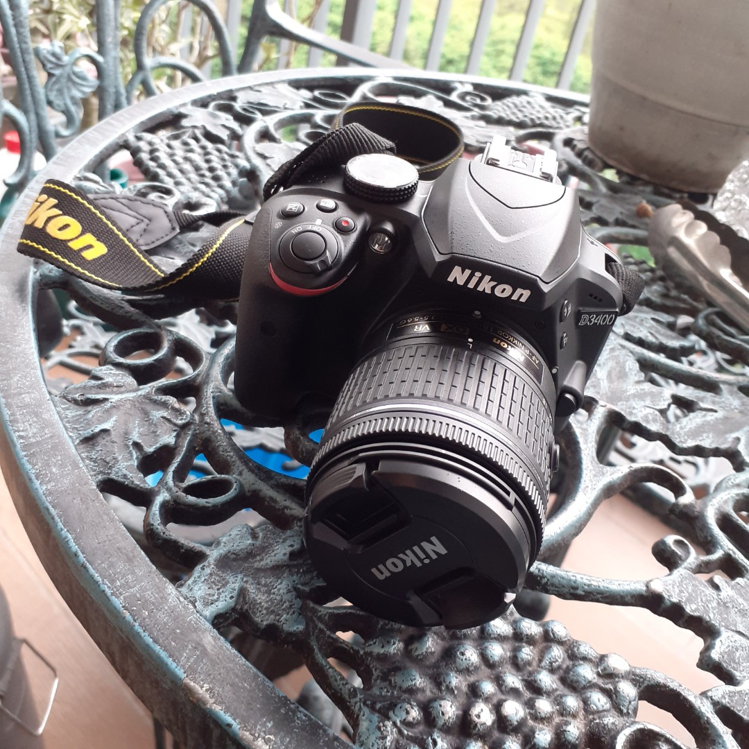 Nikon D3400 kit, Photography, Cameras on Carousell