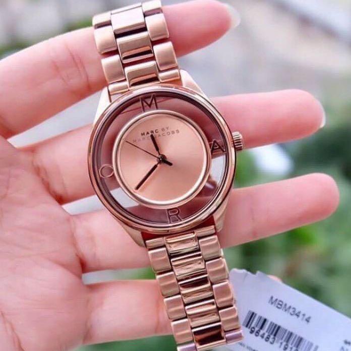 Original 100% Marc Jacob Watch Mbm3414, Fesyen Wanita, Jam Tangan di ...