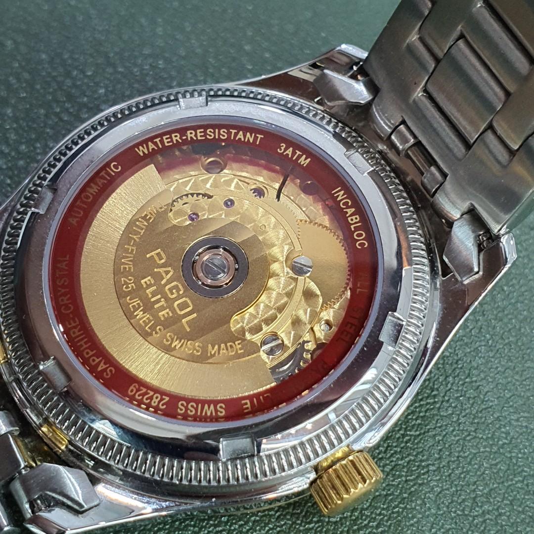 Pagol Elite Automatic Coin Bezel Like NOS, Luxury, Watches on Carousell