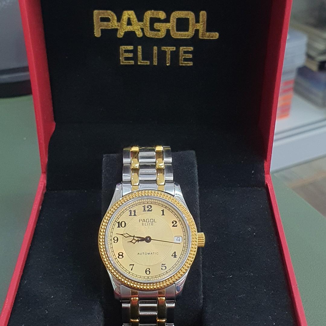 Pagol Elite Automatic Coin Bezel Like NOS, Luxury, Watches on Carousell