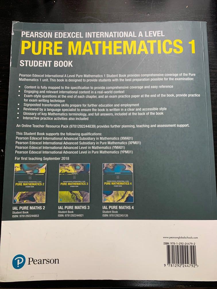 Pearson Edexcel International A level Pure Mathematics 1, 興趣及遊戲, 書本 ...