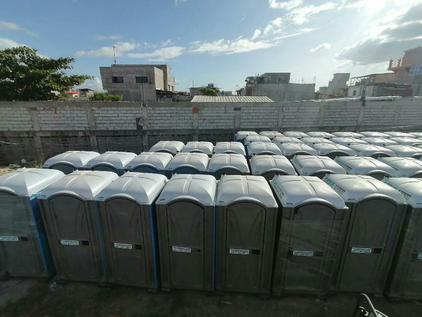 Portable toilet and Portalet with shower, Furniture & Home Living ...