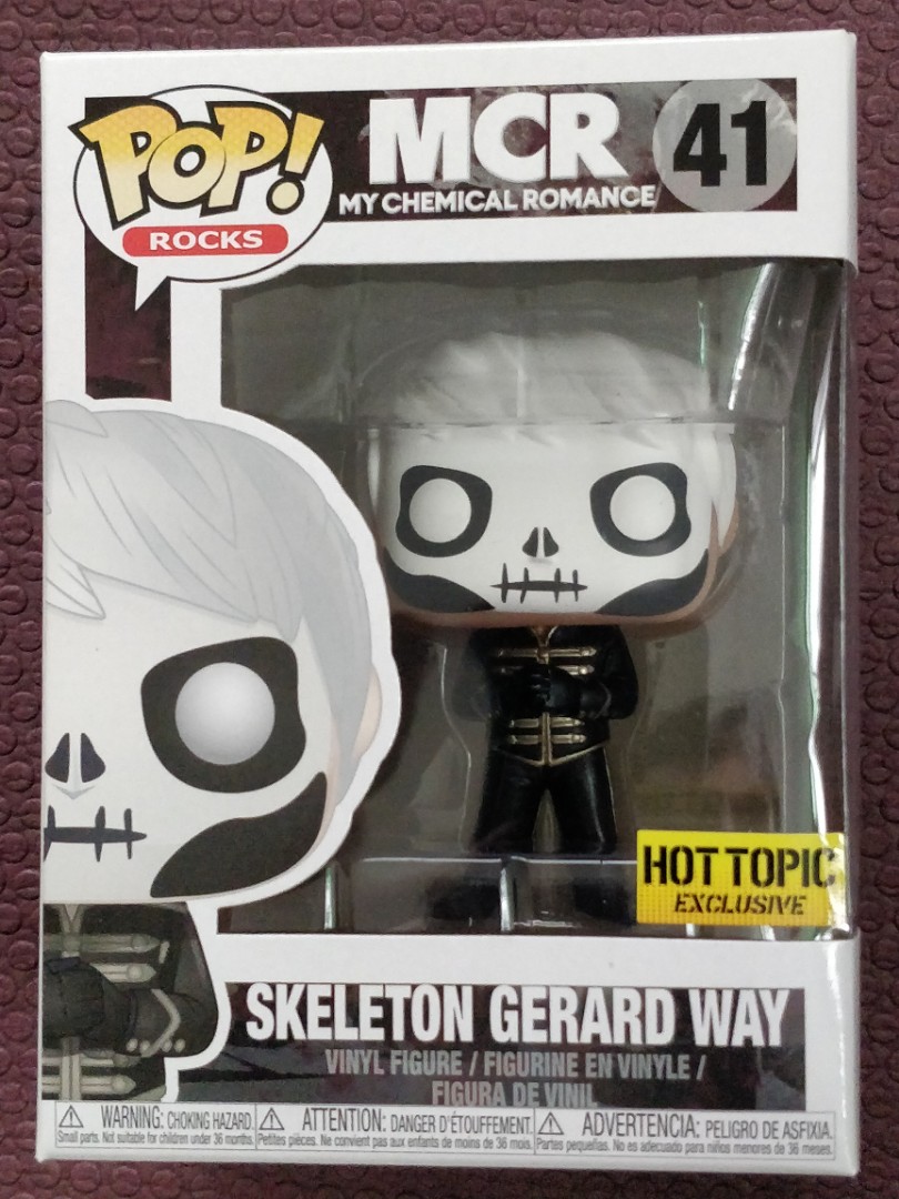 Skeleton Gerard Way Funko Pop, Hobbies & Toys, Toys & Games on Carousell