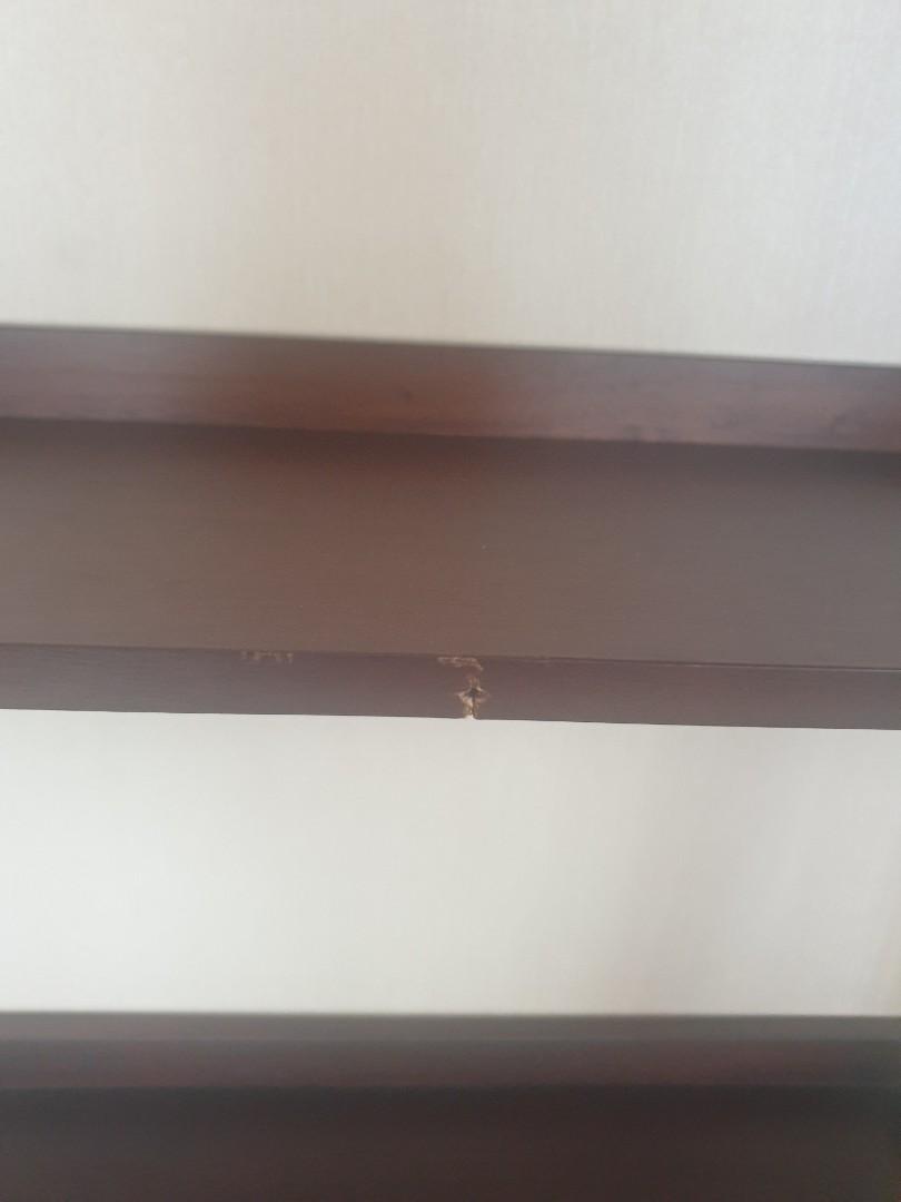 Crate & Barrel Slanted Book Shelves, Furniture & Home Living, Furniture ...