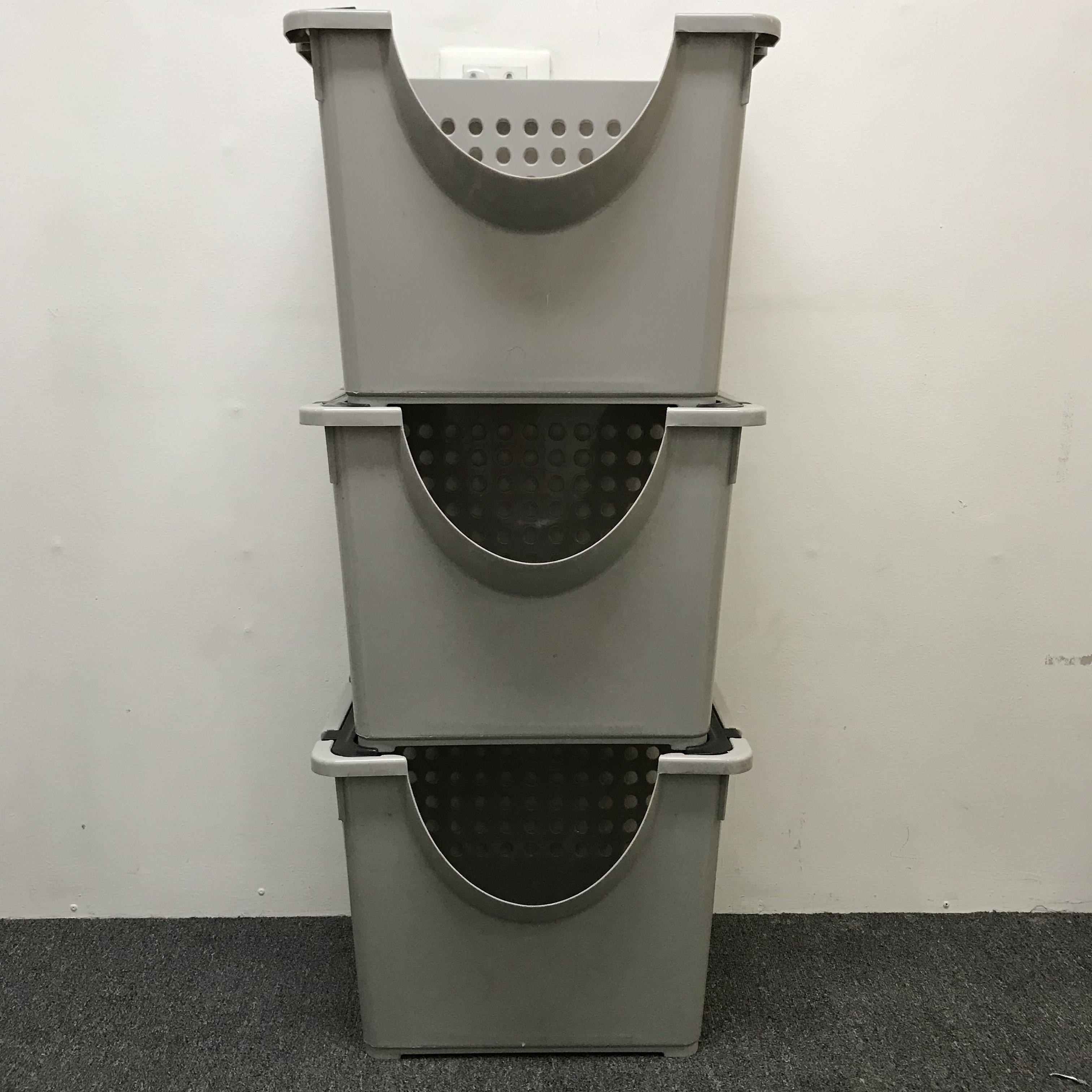 Stackable Laundry basket, Furniture & Home Living, Home Improvement ...