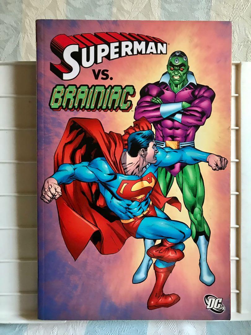 Superman vs Brainiac book, comics, Hobbies & Toys, Books & Magazines ...