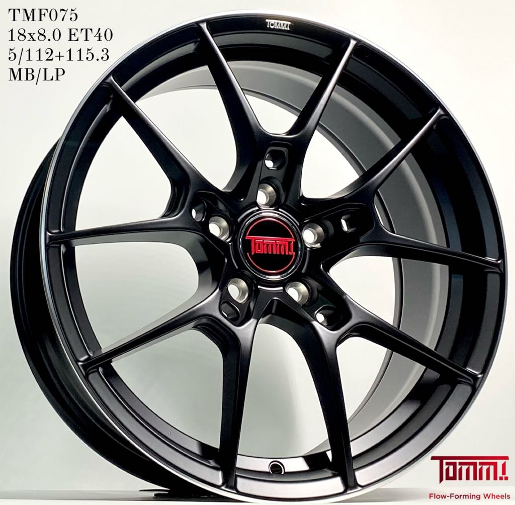 TOMMI T075 18” Rims, Car Accessories, Tyres & Rims on Carousell