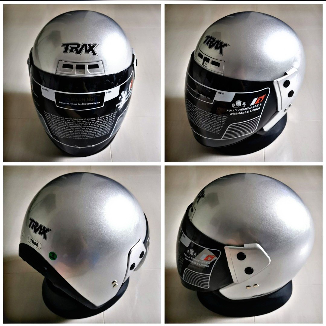 Trax Helmet, Motorcycles, Motorcycle Accessories on Carousell