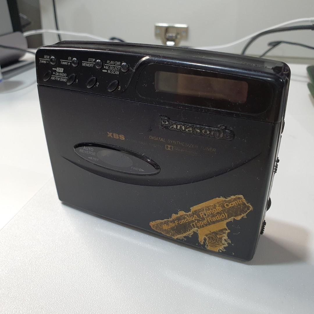 Vintage Panasonic Walkman Tape Radio, Hobbies & Toys, Music & Media ...