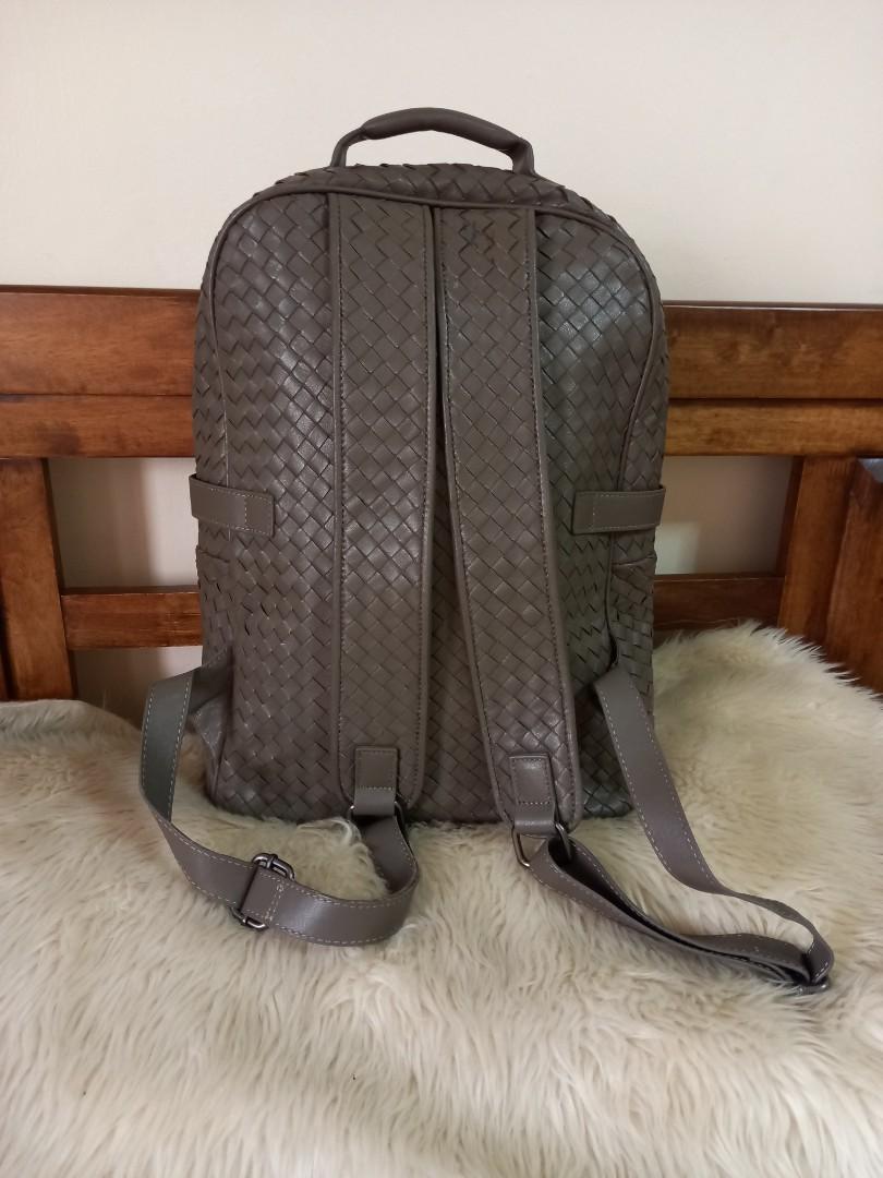 Woven leather backpack, Women's Fashion, Bags & Wallets, Backpacks on ...