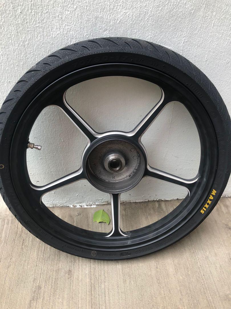 Aerox Aji racing sport rim, Motorcycles, Motorcycle Accessories on ...